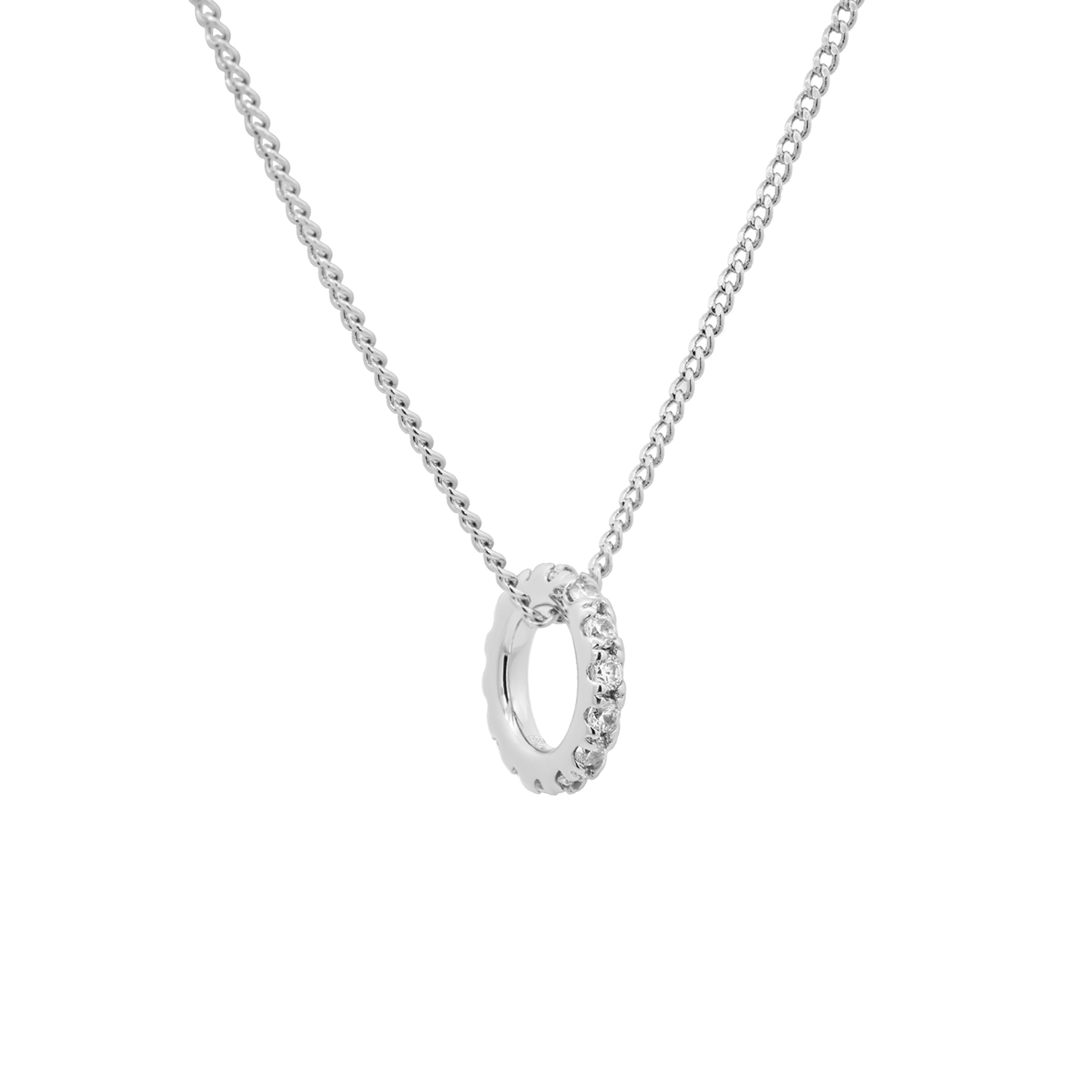 Silver Eli Charm Necklace – By Invite Only