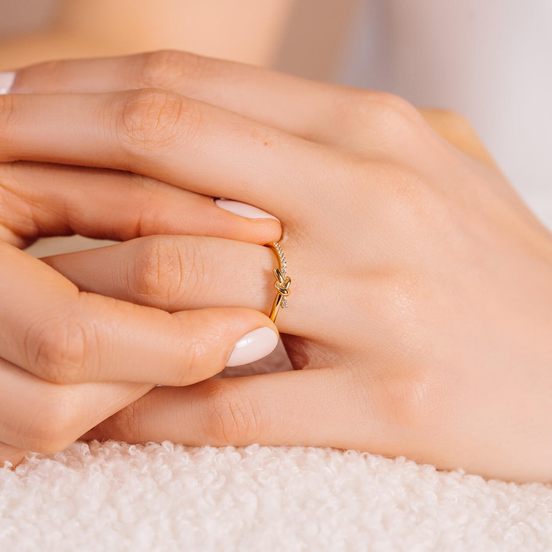 Gold Clove Knot Ring – By Invite Only
